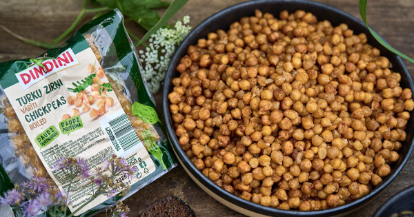 Kraukšķīgie aunazirņi. Pievieno salātiem, zupai vai ēd čipsu vietā ...