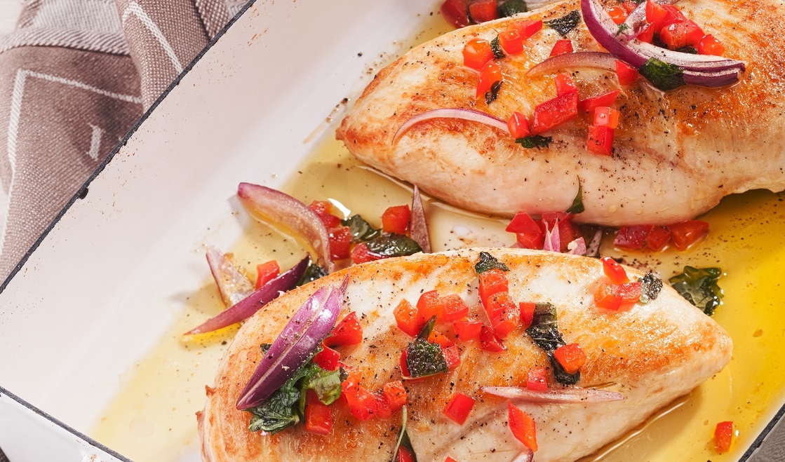 Cepeškrāsnī cepta vistas fileja | Mammamuntetiem.lv