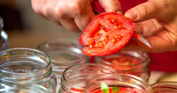 Marinēti tomāti ar baziliku | Mammamuntetiem.lv