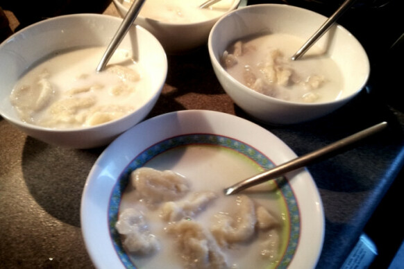 Piena klimpu zupa - vakariņas kā bērnībā! | Mammamuntetiem.lv